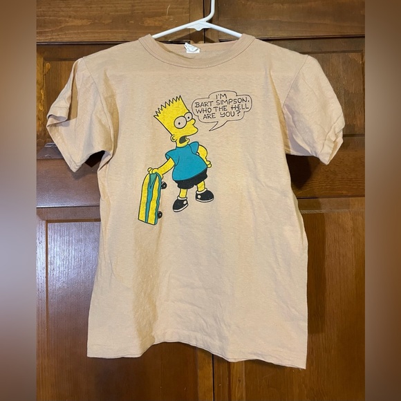 Tops | Vintage 890s Bart Simpson Shirt | Poshmark